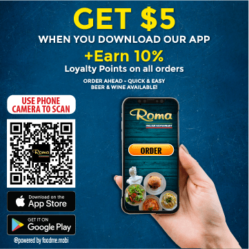 Contact Us - Roma Italian Restaurant